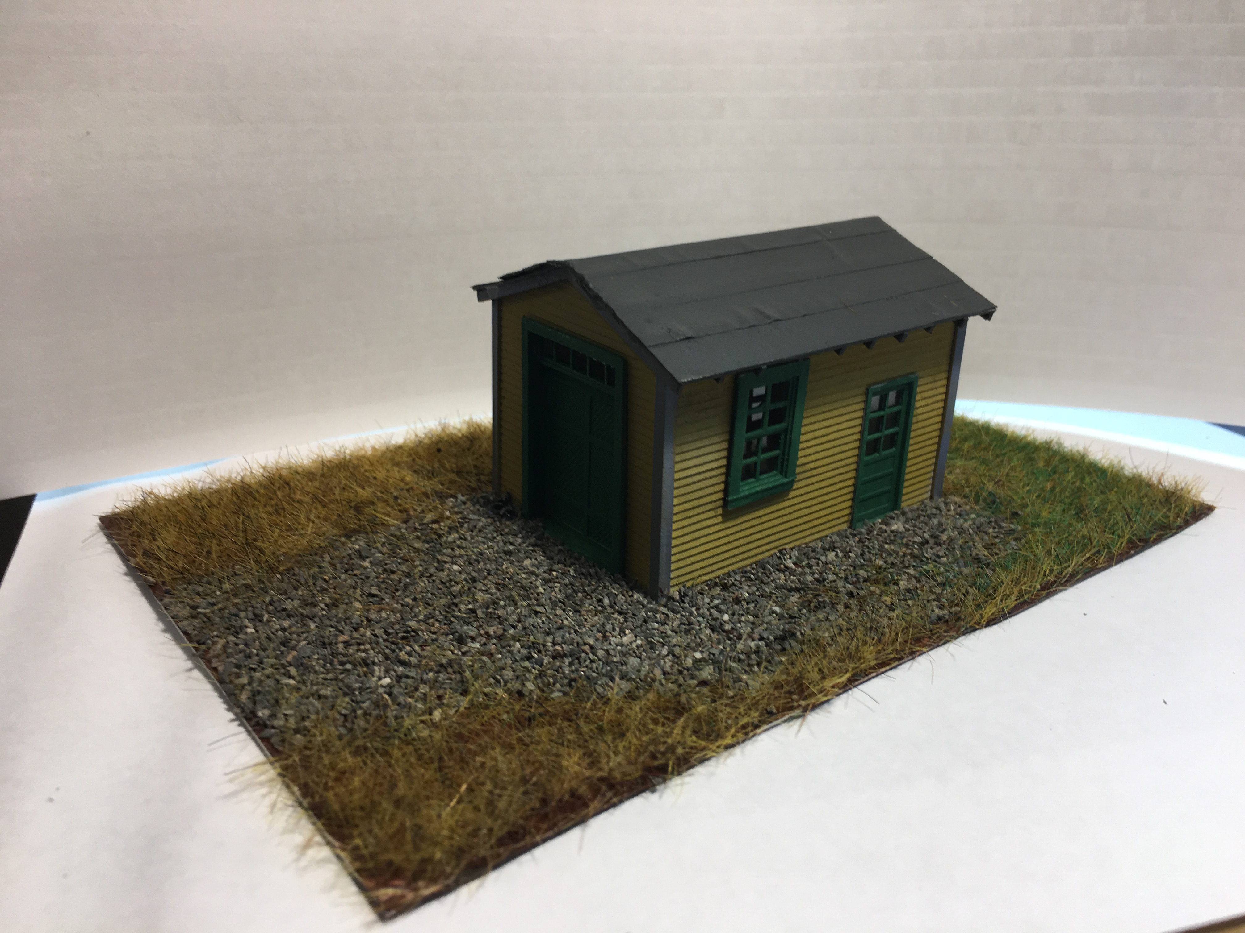 Scratch built section house | Gordy's | Model Railroads